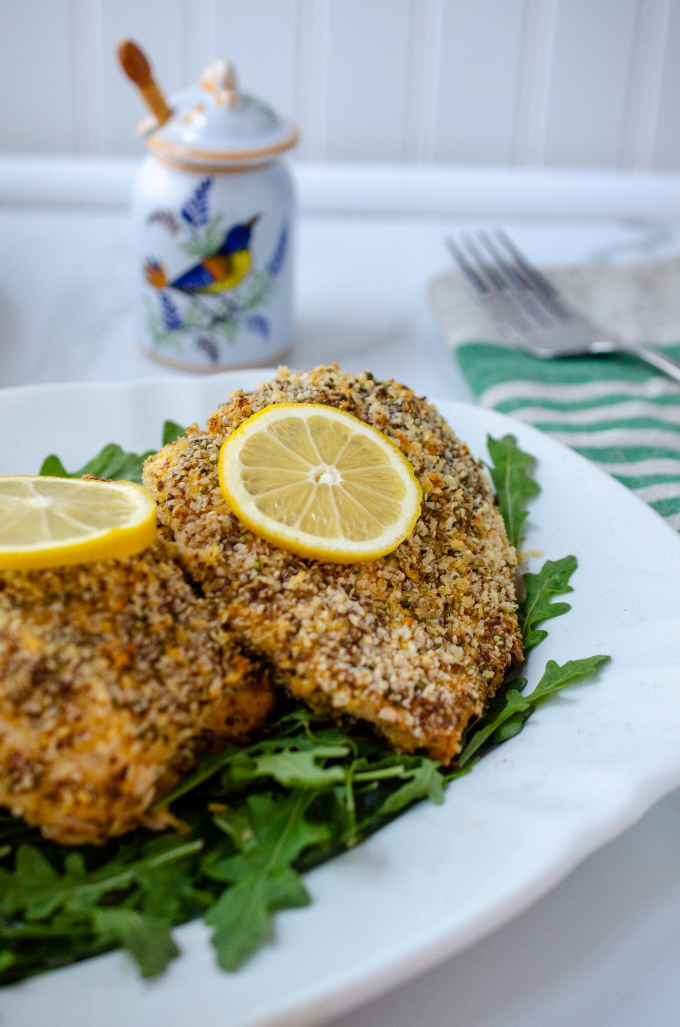 Seed-Crusted Baked Chicken & News You Can Use